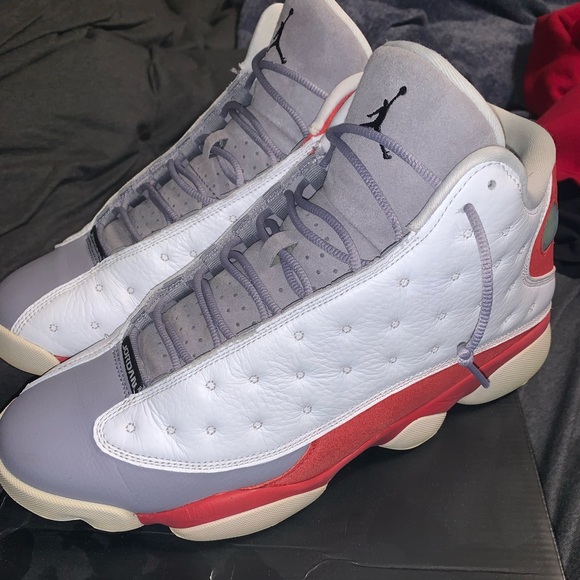 Shoes | Jordan 13 Grey Toe | Poshmark
